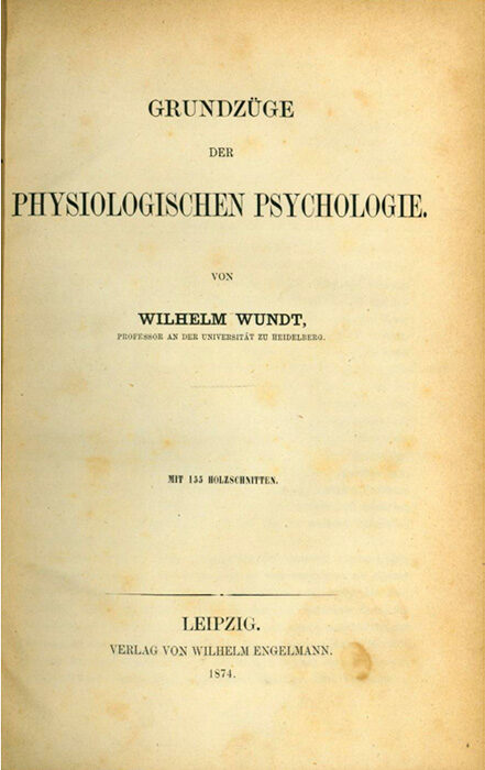 Grundzuge der physiologischen Psychologie | Wilhelm Wundt